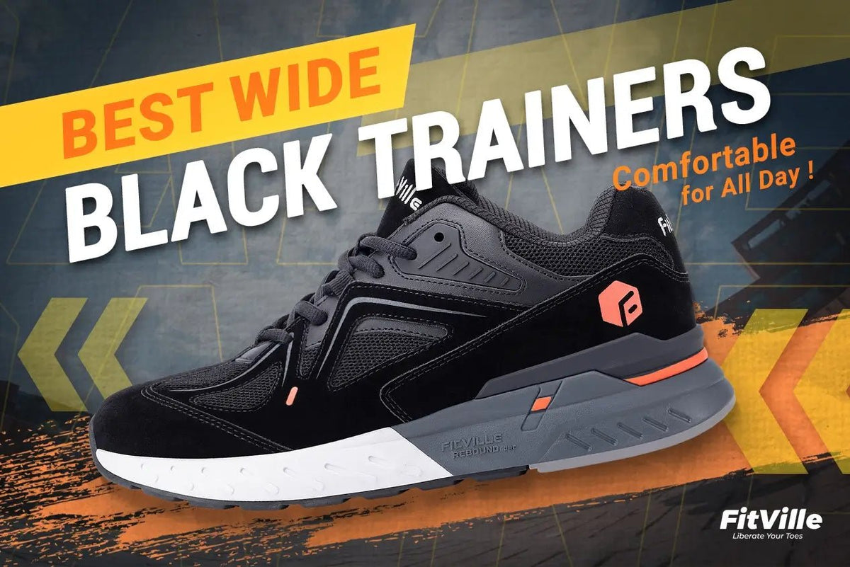 7 Best Wide Black Trainers: Where Style Meets Comfort – FitVilleUK