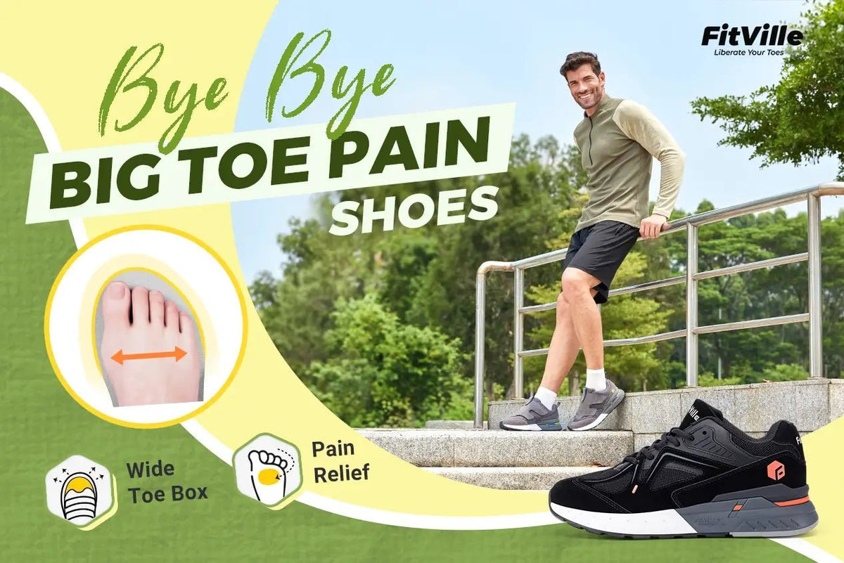 Best Shoes for Big Toe Pain & Hallux Rigidus: 8 Key Factors – FitVilleUK