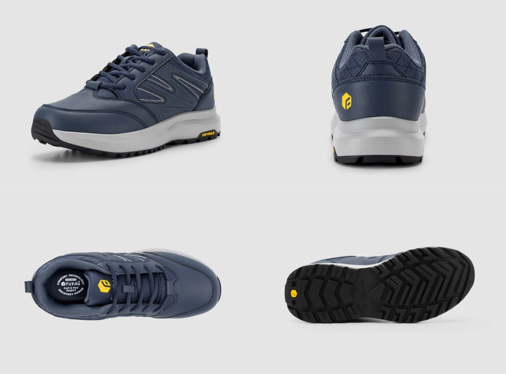 Men's wide hiking shoe Low-Top Sturdy Core | FitVilleUK