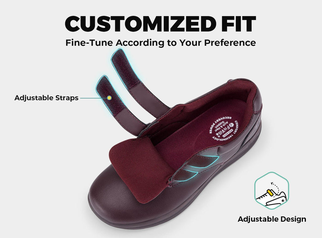 Fitville Womens Briskwalk Elite Dress Shoes V3 Orthopedic Fitvilleuk