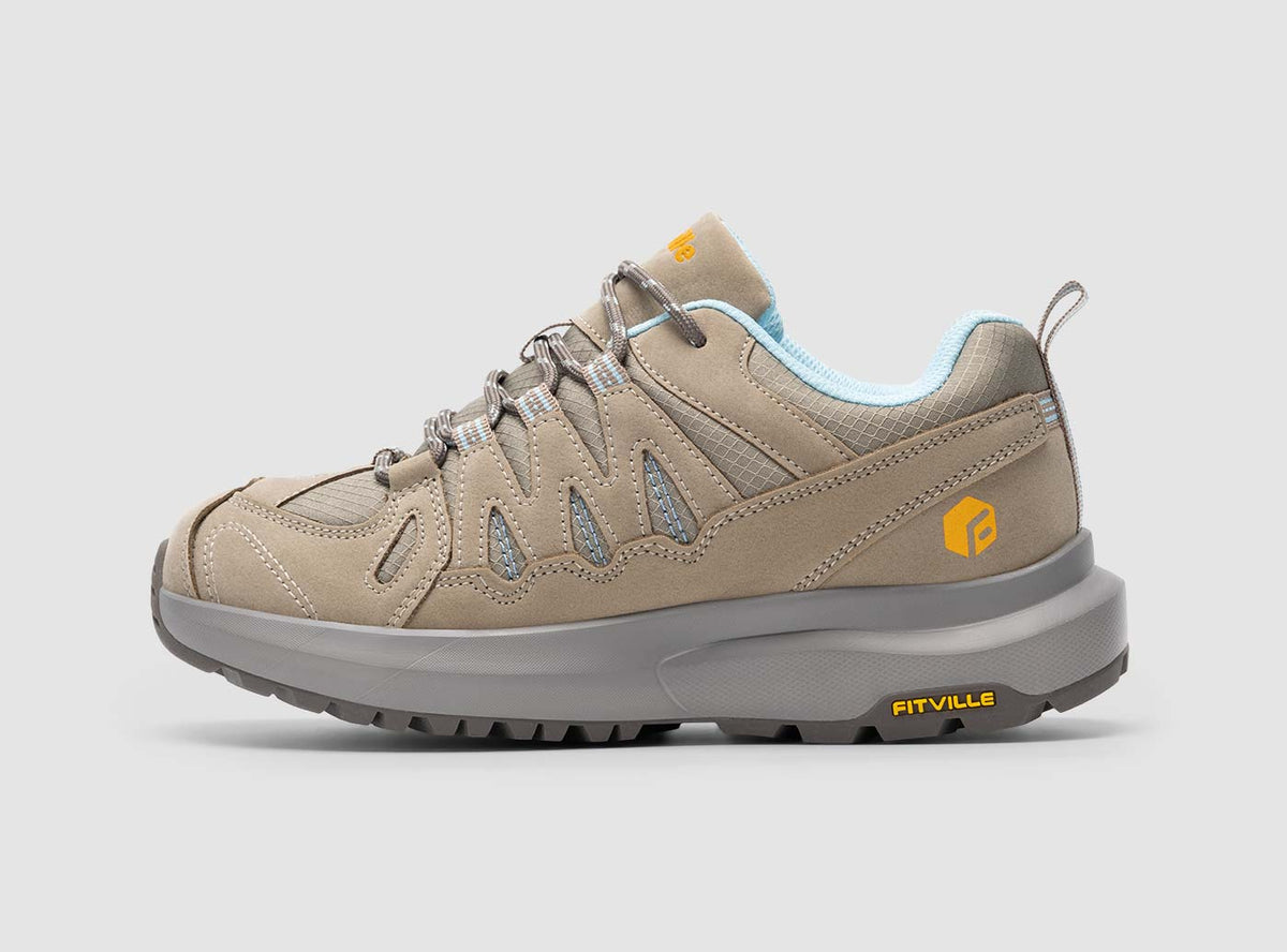 FitVille Women’s Low-Top Sturdy Core Hiking Shoes V3 | Outdoor – FitVilleUK