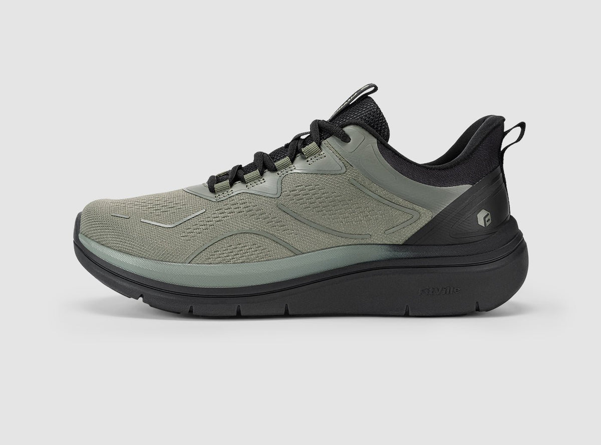 FitVille Men's Cloud Wanderer V24 | Easy-On Wide Fit Walking Shoes ...